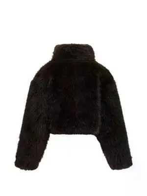ROTATE BY BIRGER CHRISTENSEN Faux-fur Cropped Coat