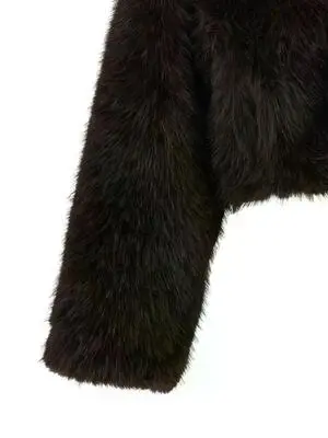 ROTATE BY BIRGER CHRISTENSEN Faux-fur Cropped Coat