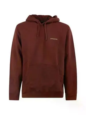 Patagonia Logo-print Pouch-pocket Hoodie - Red