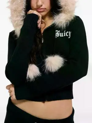 Juicy Couture Rhinestone-logo Hoodie