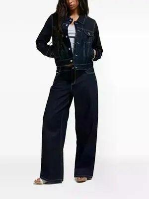Juicy Couture Contrast-stitch Denim Jacket