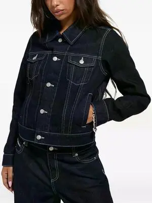 Juicy Couture Contrast-stitch Denim Jacket