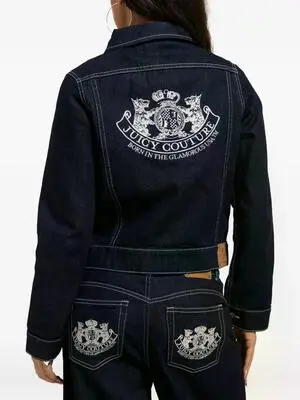 Juicy Couture Contrast-stitch Denim Jacket
