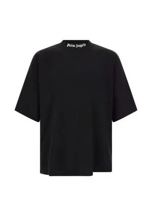 Palm Angels Logo-print T-shirt - Black