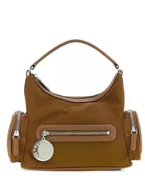 Stella McCartney Dartmoor Logo-charm Zip-pocket Crossbody Bag