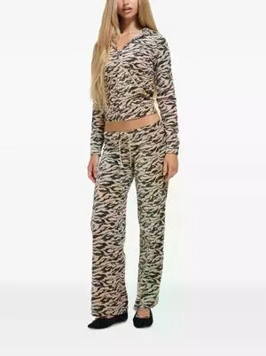 Juicy Couture Zebra-print Track Pants