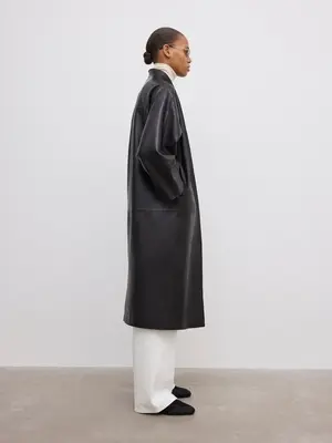 HOUSE OF DAGMAR Leather Coat