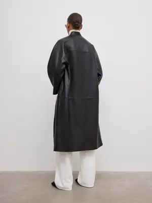 HOUSE OF DAGMAR Leather Coat