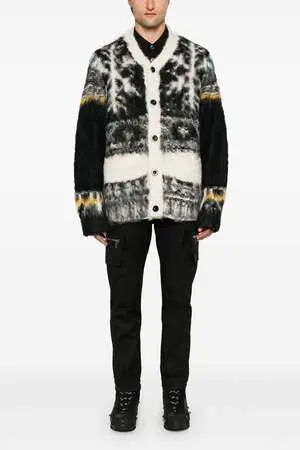 Sacai Cardigan 'pattern Knit