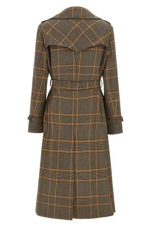 Tagliatore Carola Plaid Coat