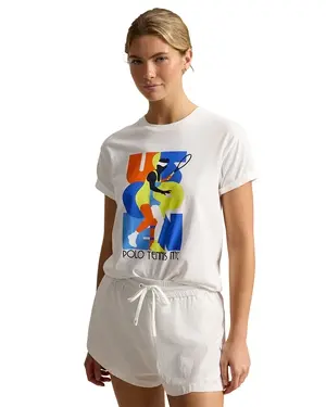 Polo Ralph Lauren Us Open Graphic Crewneck Jersey Tee