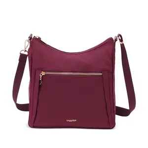 BAGGALLINI Securtex Jet Set Anti Theft Hobo Bag - Jam