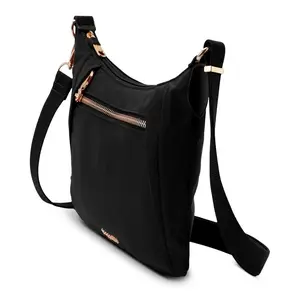 BAGGALLINI Securtex Jet Set Anti Theft Mini Crossbody - Black