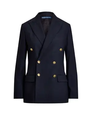 Polo Ralph Lauren Double Breasted Stretch Wool Blazer