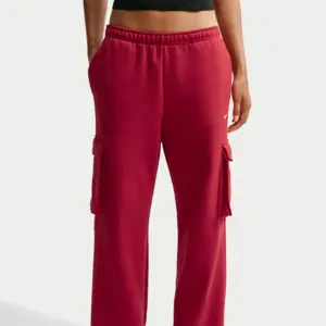 Nike Studio Fleece Medium Weight Oversized High-rise Cargo Pants