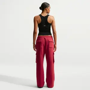 Nike Studio Fleece Medium Weight Oversized High-rise Cargo Pants