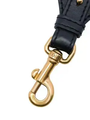 Dior 2010-2026 Canvas Logo Embroidered Shoulder Strap