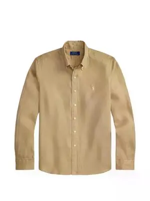Polo Ralph Lauren Custom-fit Linen Shirt - Neutrals