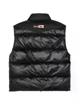 Maison Kitsuné X Nanga Quilted Gilet - Black