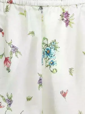 Dior Floral-print Pajama Shorts