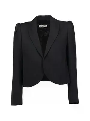 GUY LAROCHE Puff-sleeve Shawl-lapel Blazer