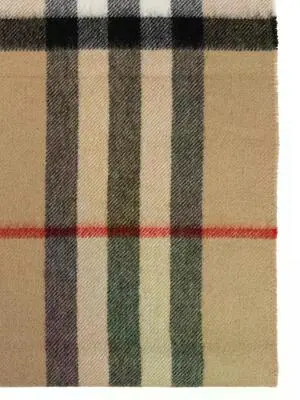 Burberry Checkered Cashmere Scarf