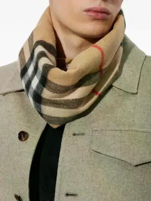 Burberry Checkered Cashmere Scarf