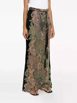 Zimmermann Georgette Paisley-print Trousers