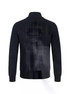 Gant Ribbed-knit Zip-up Cardigan