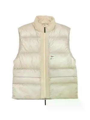 Maison Kitsuné X Nanga Quilted Gilet - Neutrals