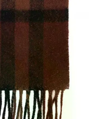 Burberry Check Fringed Scarf