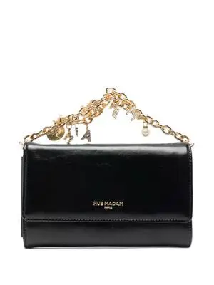 RUE MADAM PARIS The Case Chain Leather Shoulder Bag - Black