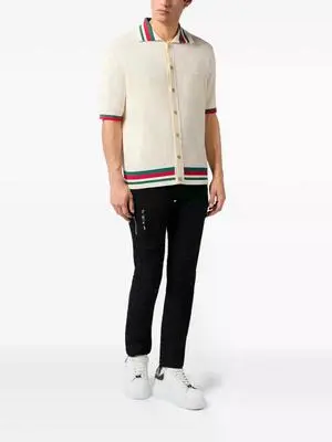 Philipp Plein Buttoned Striped Shirt