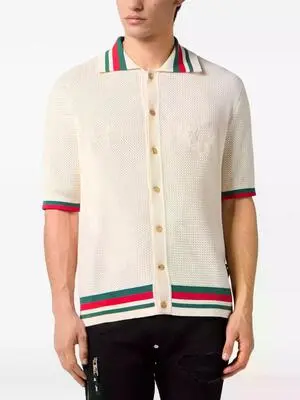 Philipp Plein Buttoned Striped Shirt