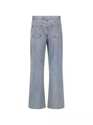 A.p.c. Stonewashed Straight-leg Jeans