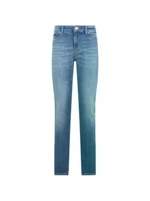 Philipp Plein Faded-effect Basic Jeans