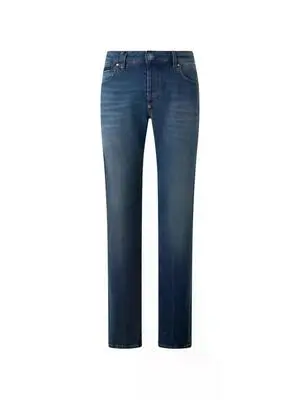 Philipp Plein Straight Cut Jeans - Blue