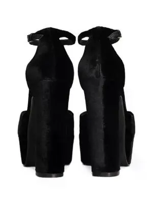 Lola Cruz Mencia Platform Ankle-strap Pumps