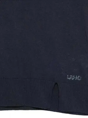 Liu Jo Short-sleeve Fine-knit Sweater
