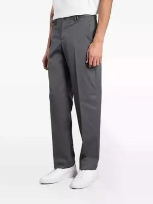 PT TORINO Pressed-crease Tailored Trousers - Grey