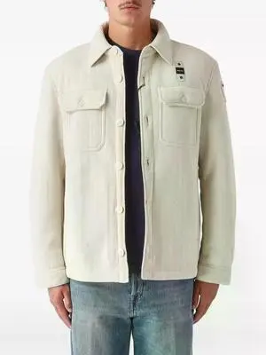 BLAUER. Eugene Corduroy-textured Shirt Jacket - Neutrals