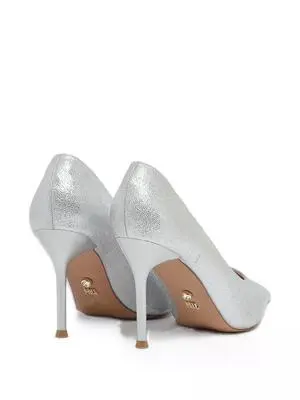 TWENTY FOURHAITCH Lyra Metallic Pointed-toe Pumps