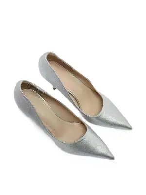 TWENTY FOURHAITCH Lyra Metallic Pointed-toe Pumps