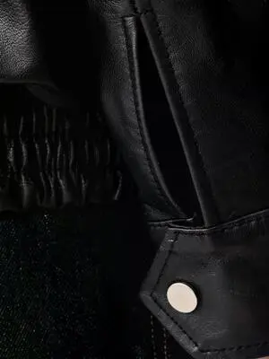 KAOS High-neck Leather Jacket