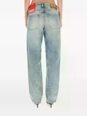 DIESEL® 1988 D-ark Low-waist Faded Jeans
