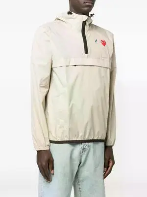 Play Comme Des Garcon Xk-way Hooded Jacket