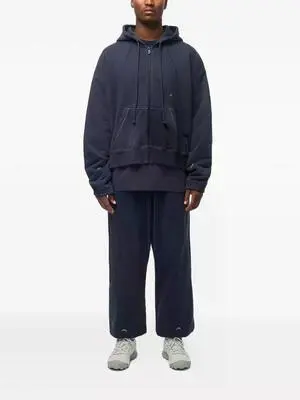 A-COLD-WALL* Contrast-stitch Hoodie - Blue