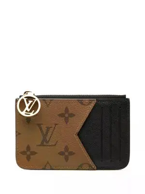 LOUIS VUITTON 2021-2026 Monogram Reverse Romy Card Holder - Brown
