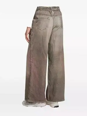 DEHA Elasticated Wide-leg Trousers