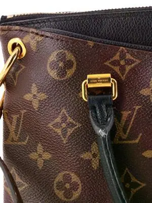 LOUIS VUITTON Pallas Tote Monogram Canvas With Leather Bb Shoulder Bag